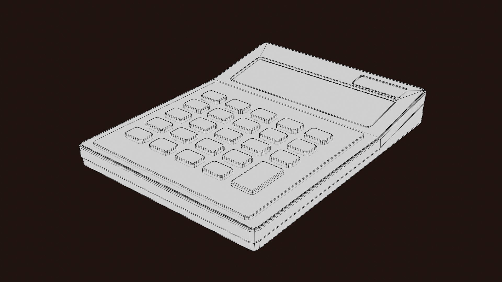 3D Model Calculator Minimal 3D Illustration - TurboSquid 1888996