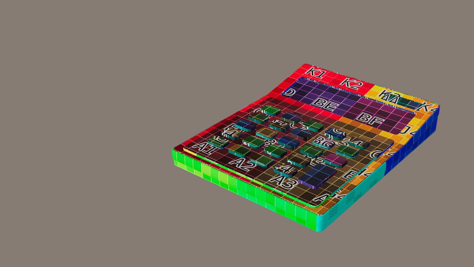 3D Model Calculator Minimal 3D Illustration - TurboSquid 1888996