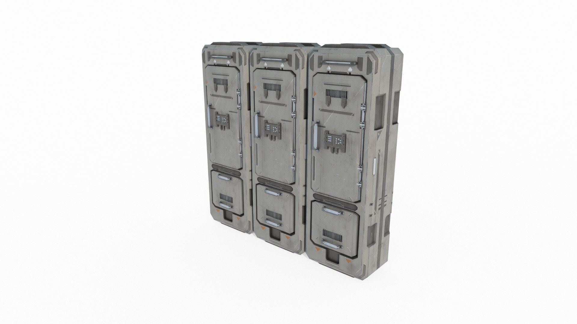 3D Future Sci-fi Storage Cabinet - TurboSquid 2309532