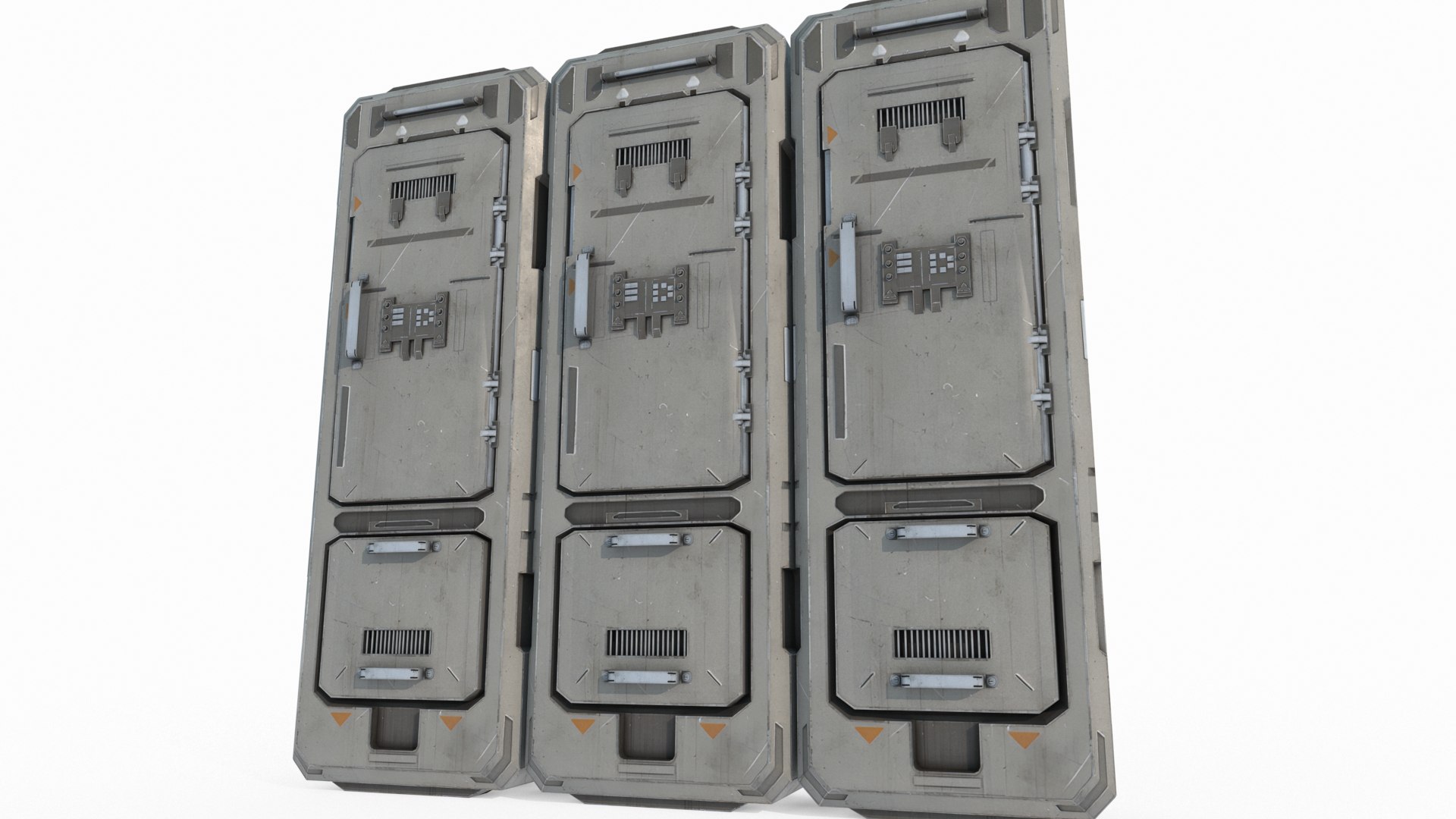 3D Future Sci-fi Storage Cabinet - TurboSquid 2309532