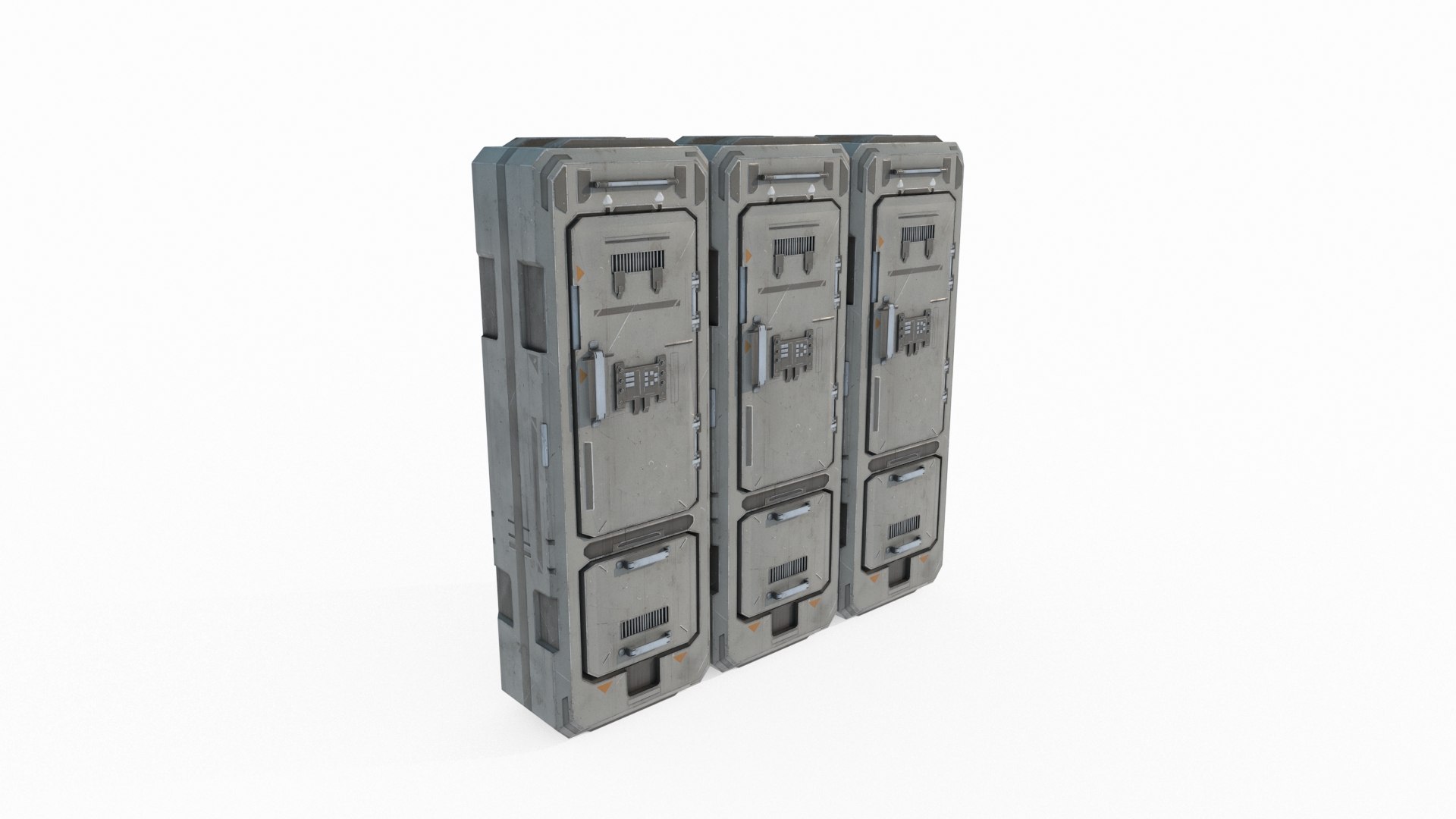 3D Future Sci-fi Storage Cabinet - TurboSquid 2309532