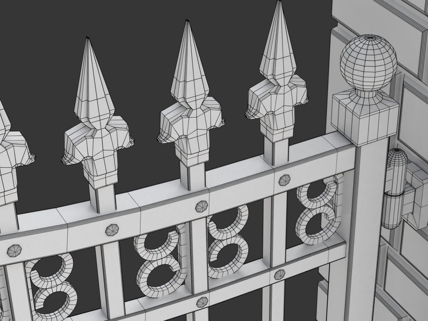 Opening Iron Gate Animation 3D - TurboSquid 2024531