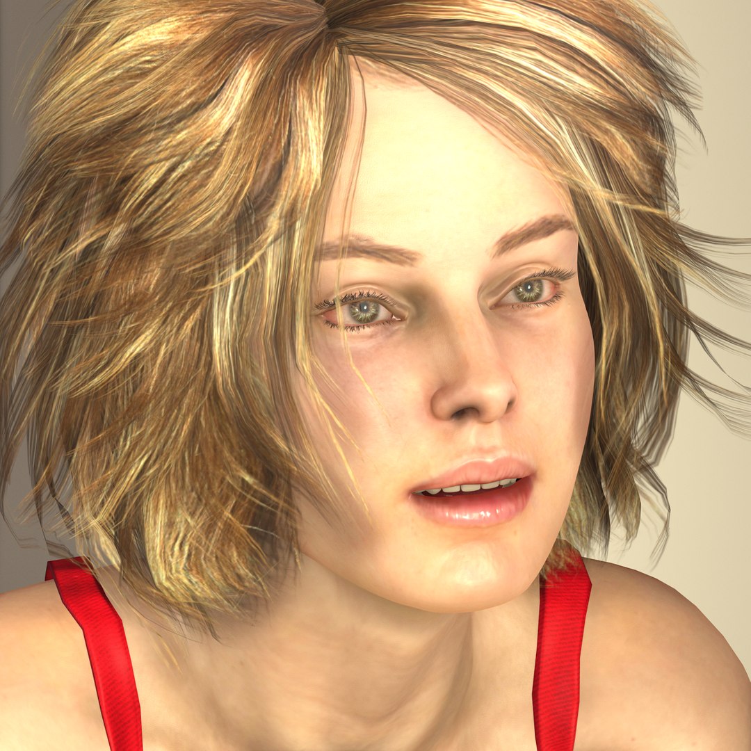 3D Model Realistic Donna Bw - TurboSquid 1521325