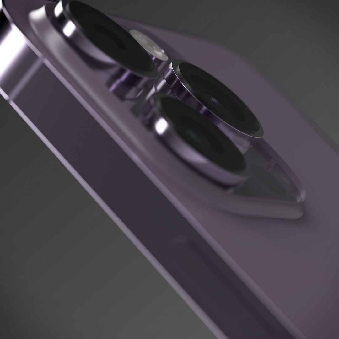 3D IPhone 14 Pro Max 4 Color Options Low-poly PBR - TurboSquid 1971047