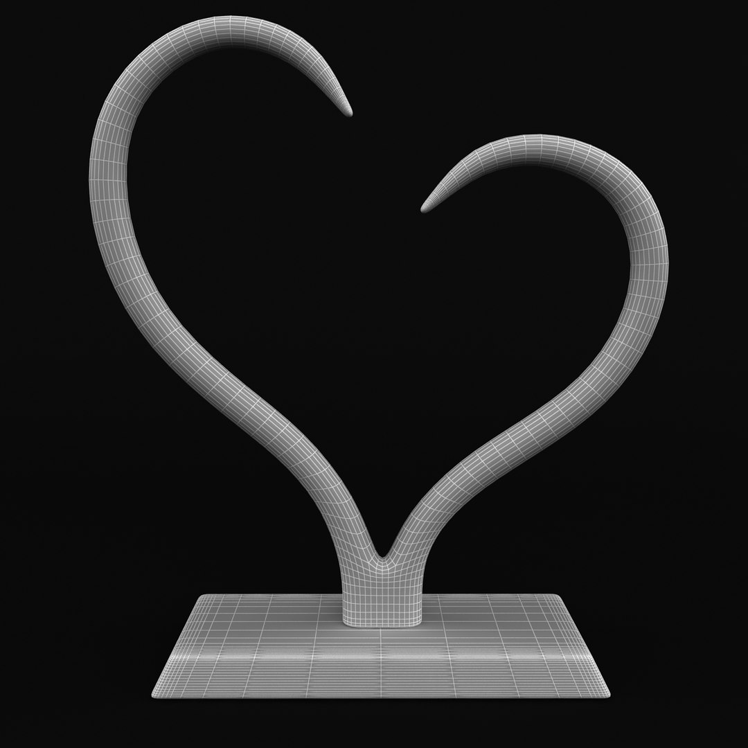 3d model heart sculpture s