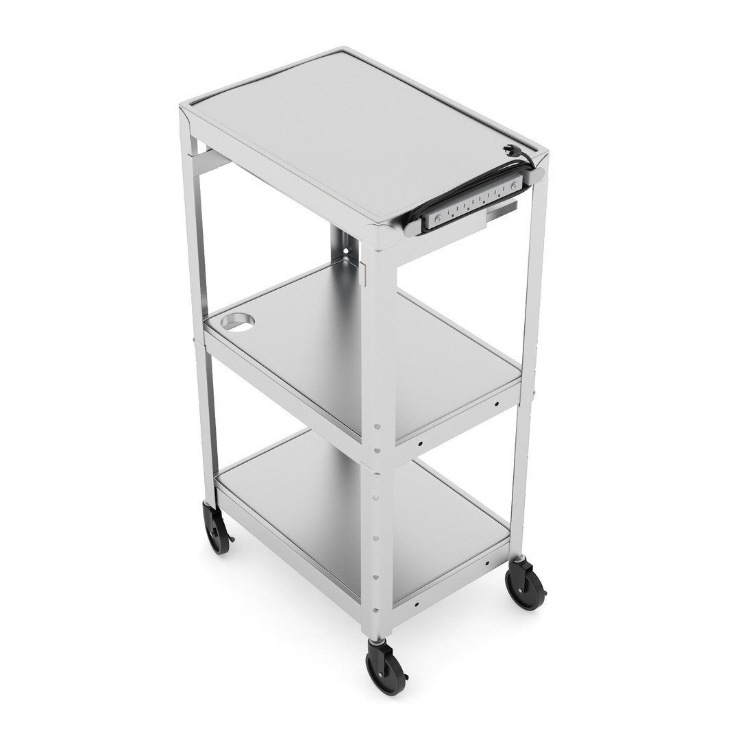 3D Mobile Computer Cart Model - TurboSquid 1335850