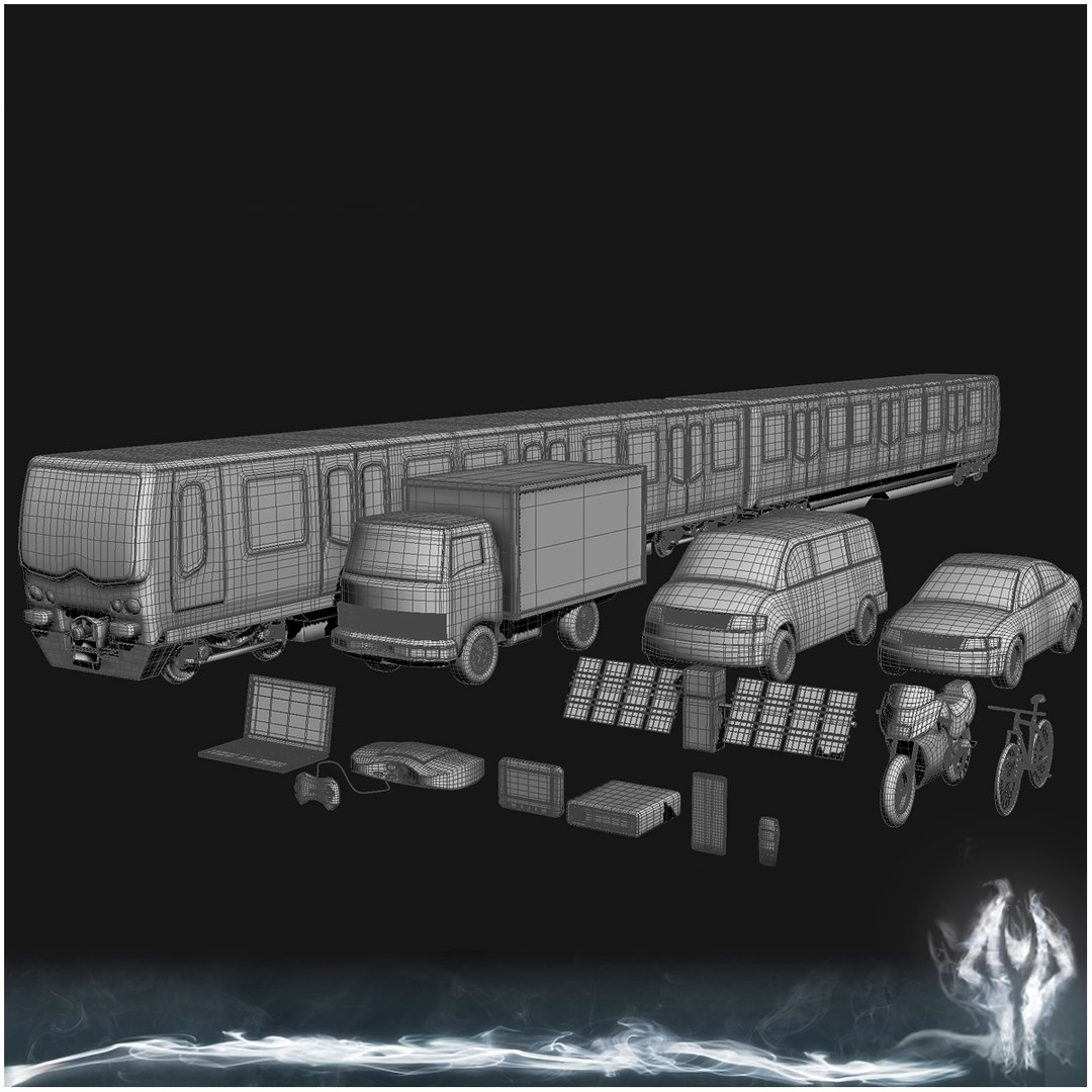 3d Model Pictogram Objects