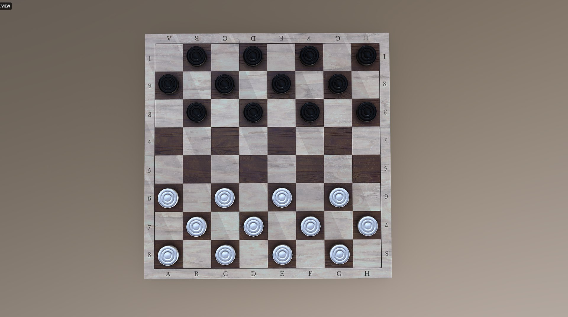Checkers Game Ready 3D Model - TurboSquid 2063886