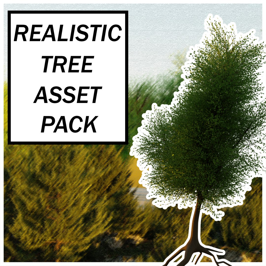3D Realistic Tree Asset Pack Model - TurboSquid 1806160