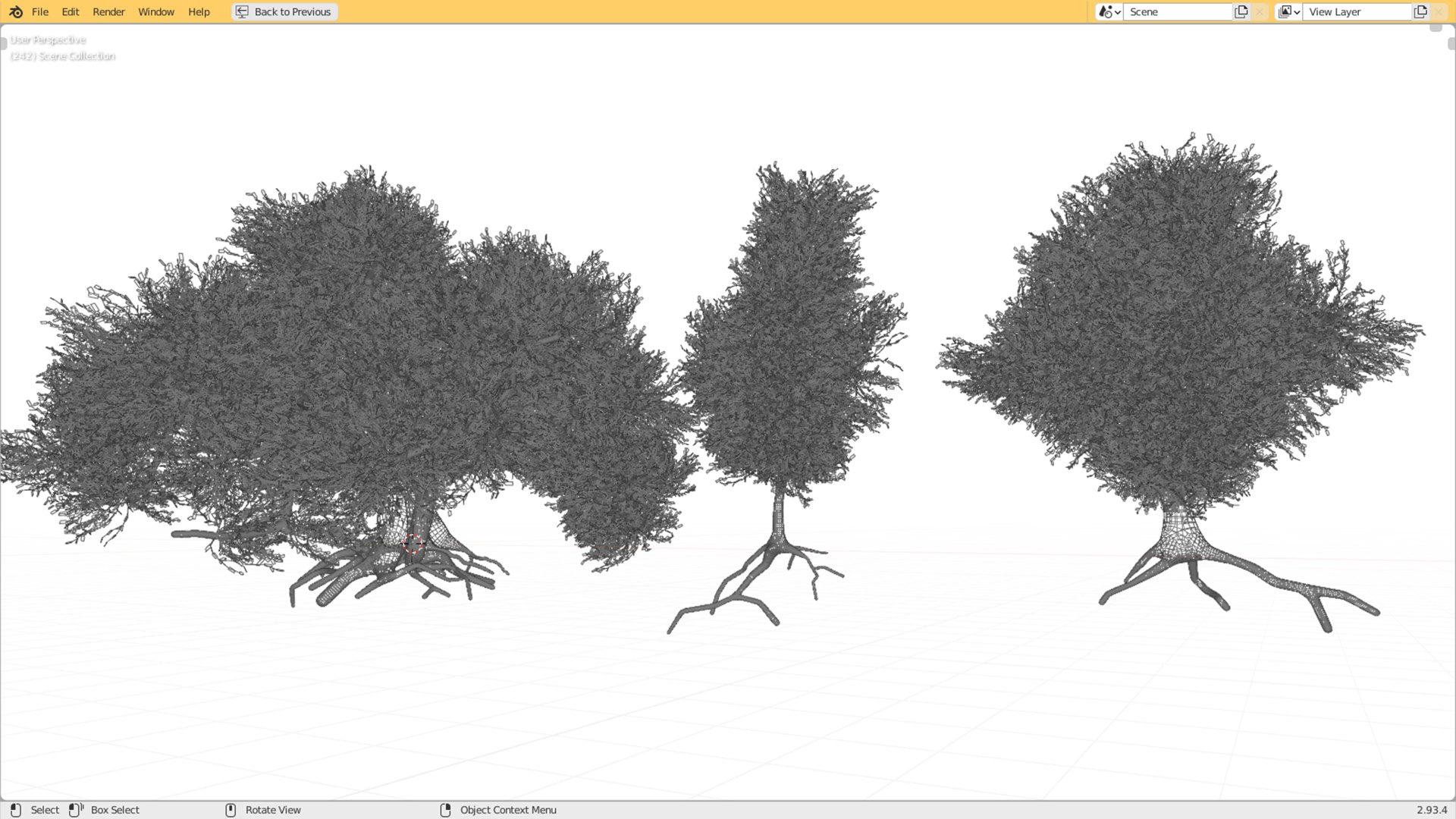 3D Realistic Tree Asset Pack Model - TurboSquid 1806160