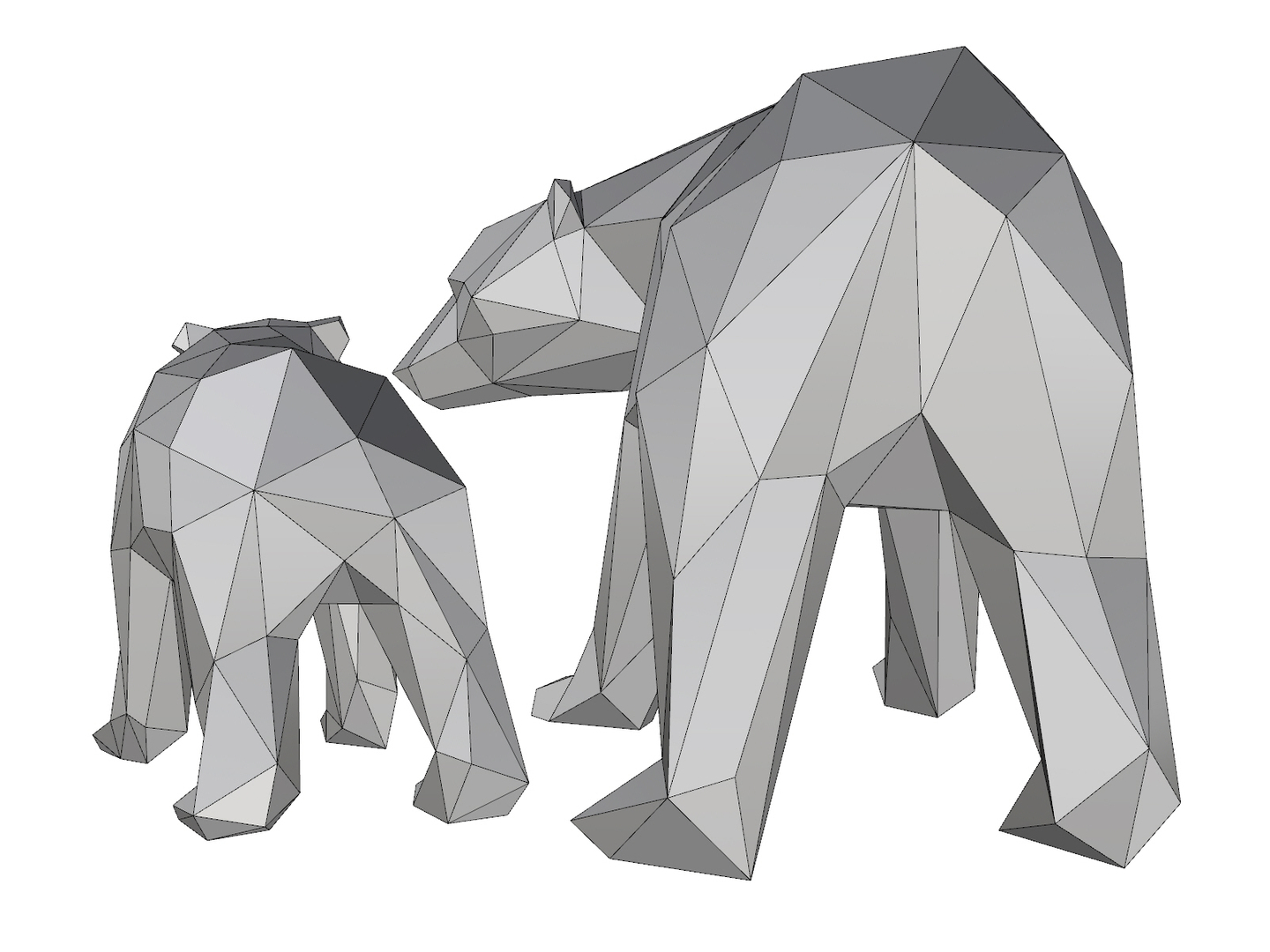 3D polar bears model - TurboSquid 1310023