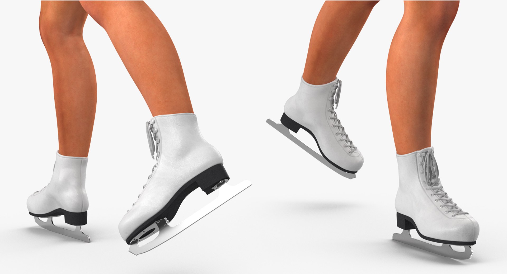 3D model male female figure skaters - TurboSquid 1212871