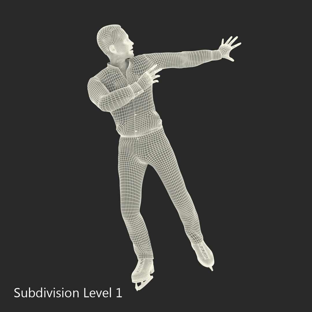 3D model male female figure skaters - TurboSquid 1212871