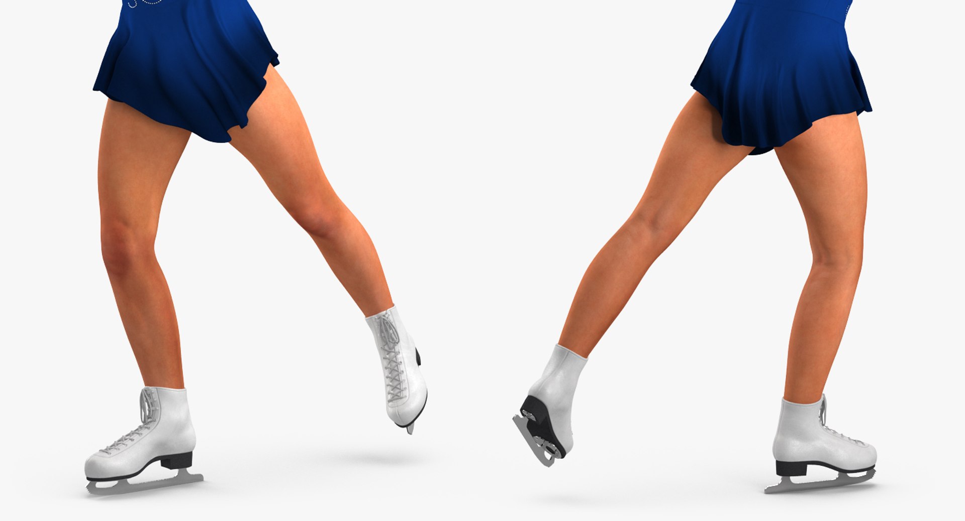 3D model male female figure skaters - TurboSquid 1212871