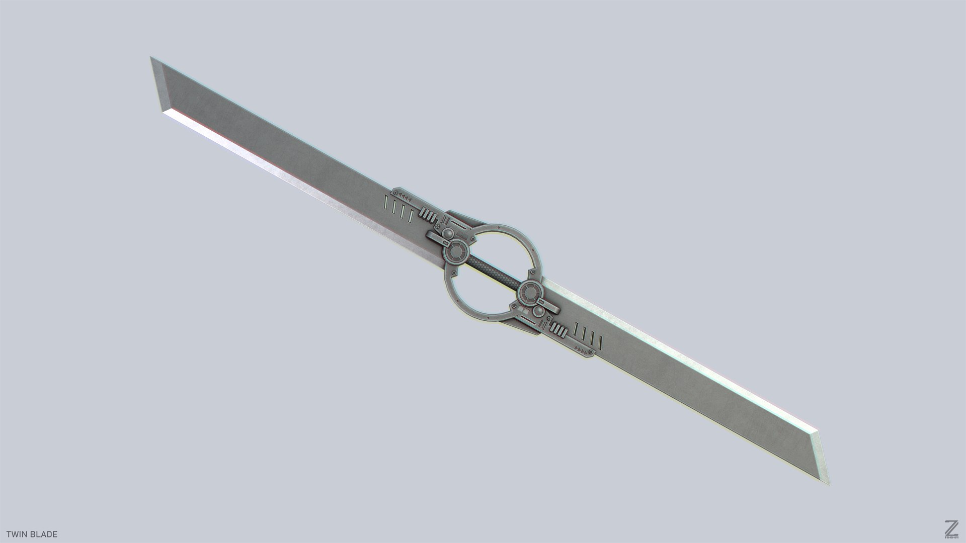 3D Twinblade Model - TurboSquid 2248612