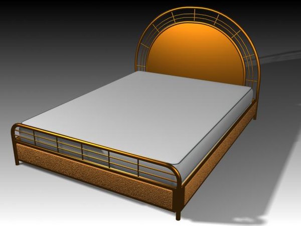 3D 3ds Max bed bedroom furniture