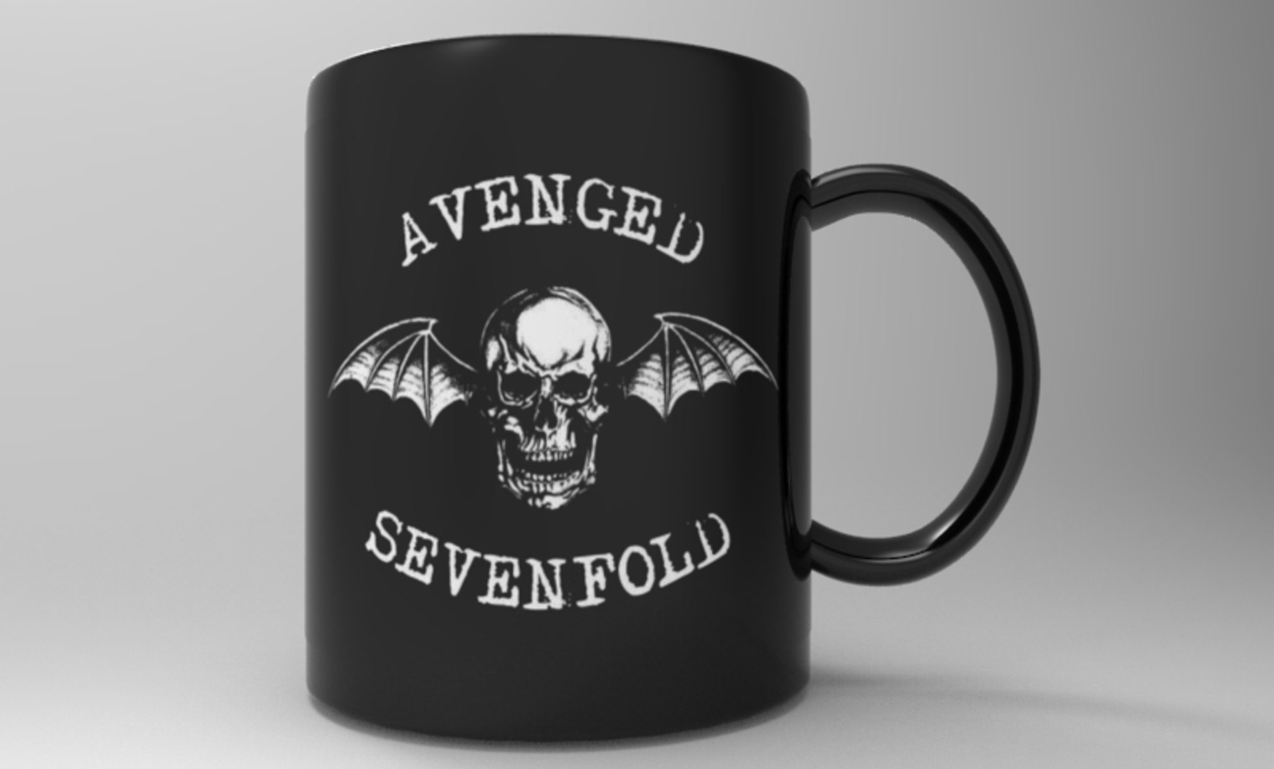 3ds max avenged sevenfold mug avanged