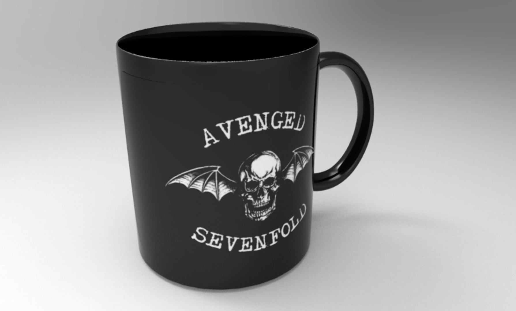 3ds max avenged sevenfold mug avanged