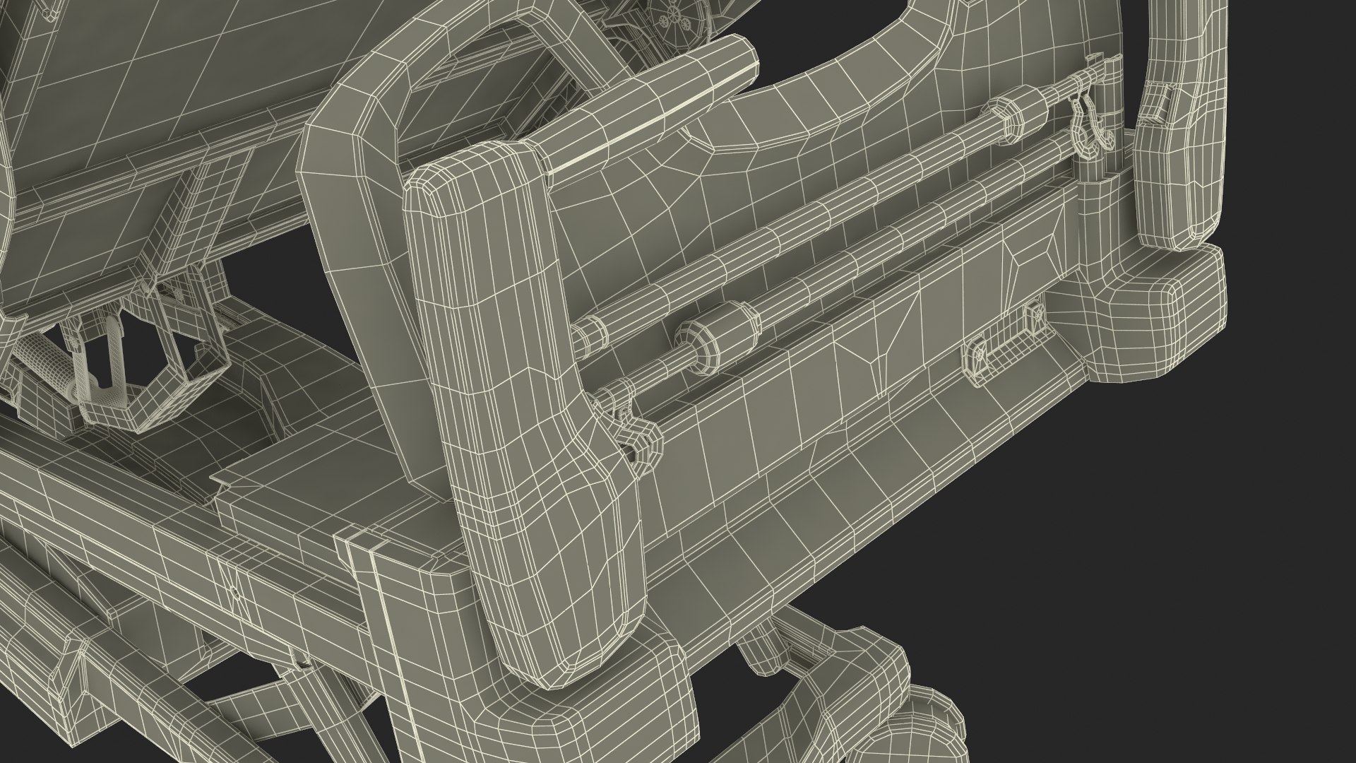 3D Stryker Procuity ZM Smart Hospital Bed Rigged model - TurboSquid 2116291