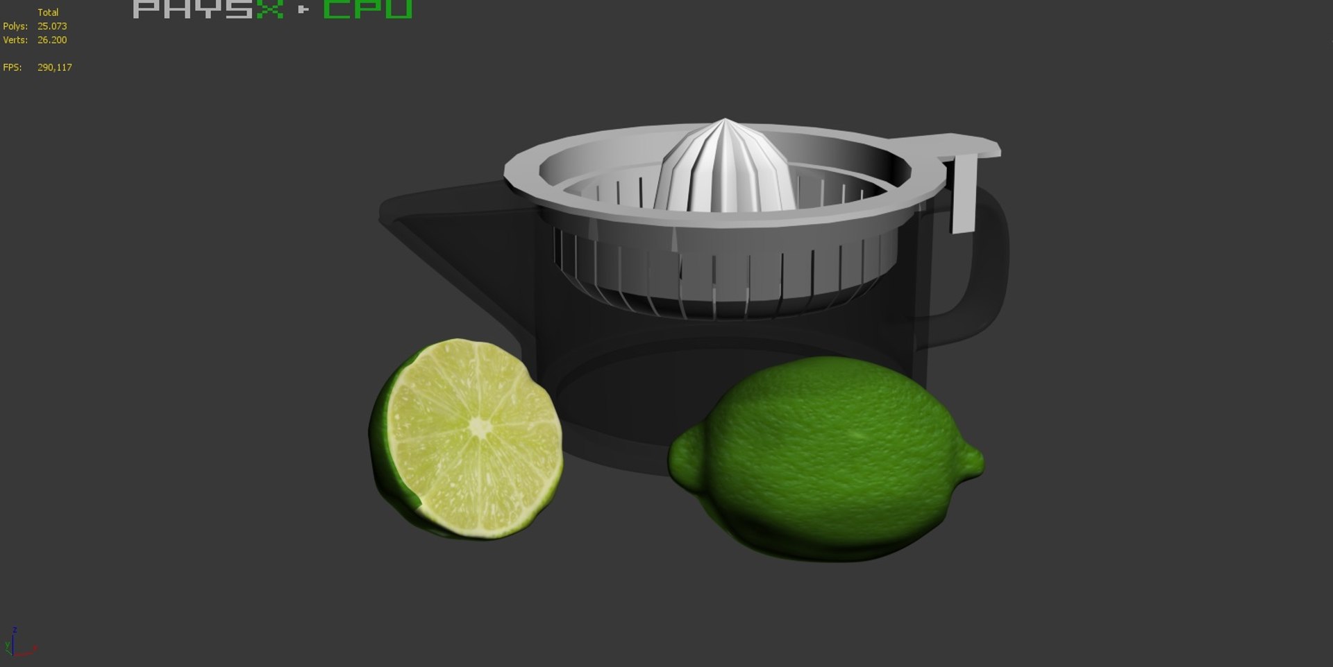 3d Lemon Squeezer Squeeze