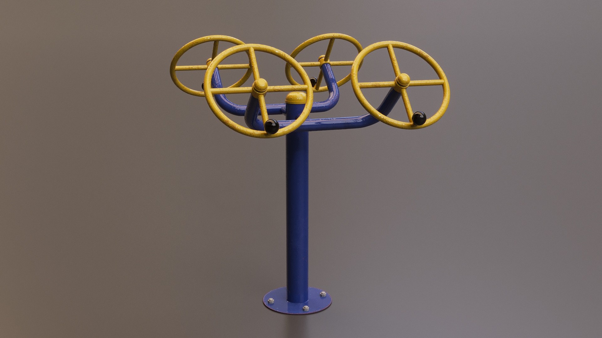 Outdoor Gym 3D Model - TurboSquid 2036118
