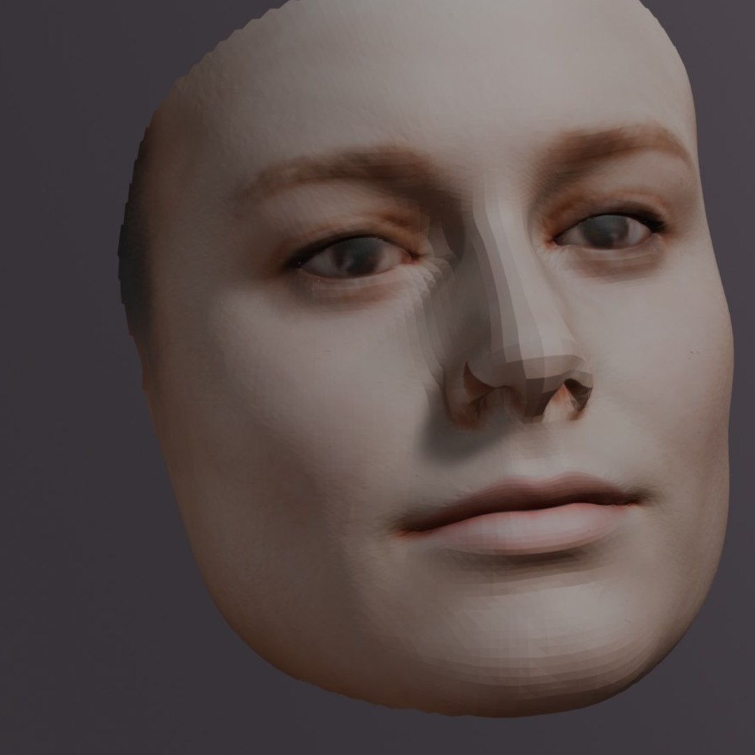 3D PopFace BaseMesh - Brie Larson - TurboSquid 2254217