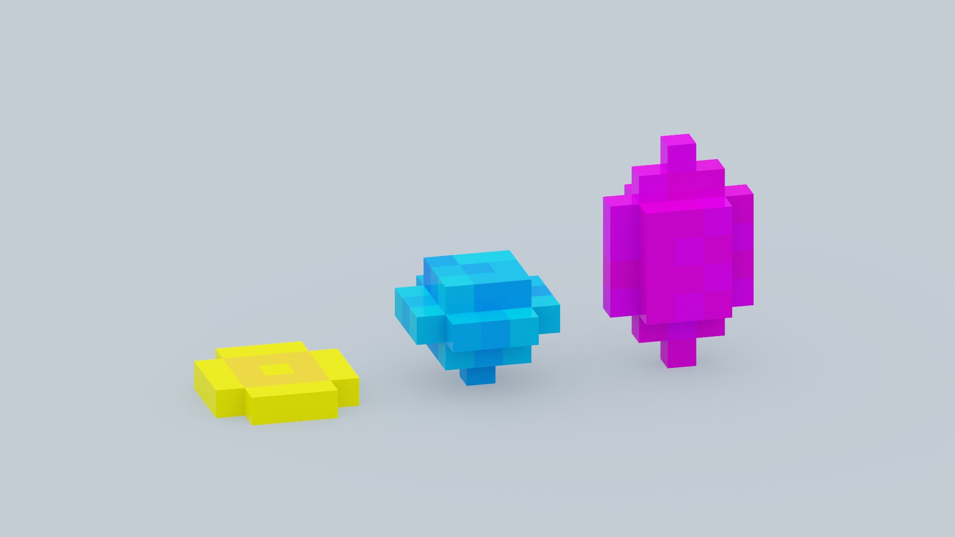 Voxel Diamonds 3D - TurboSquid 2073501