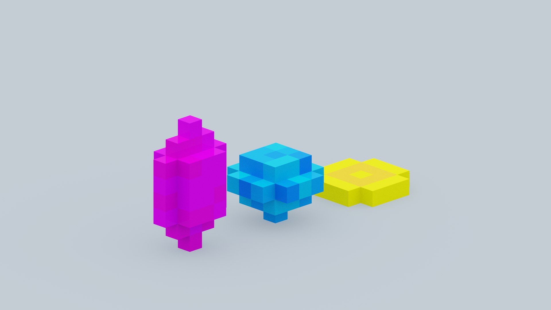 Voxel Diamonds 3D - TurboSquid 2073501