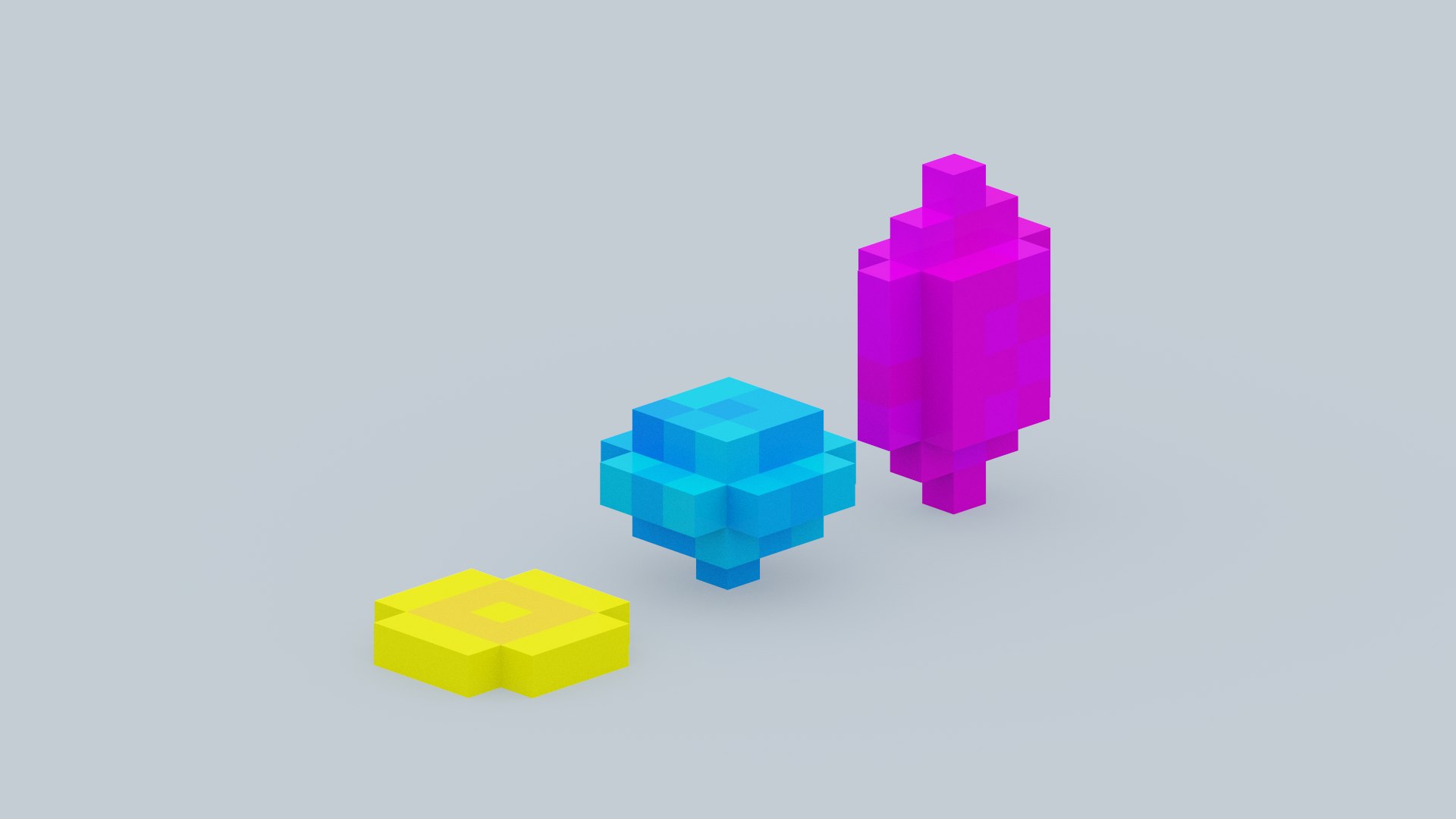 Voxel Diamonds 3D - TurboSquid 2073501