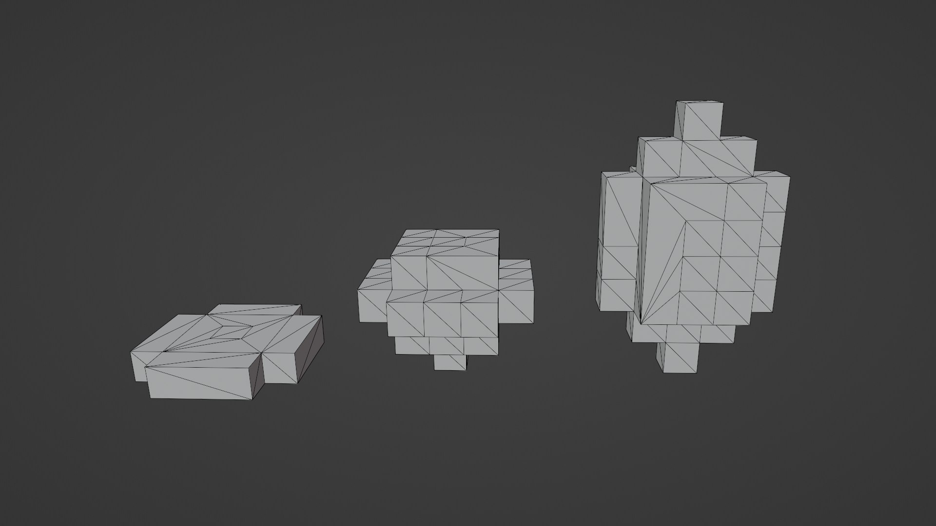 Voxel Diamonds 3D - TurboSquid 2073501