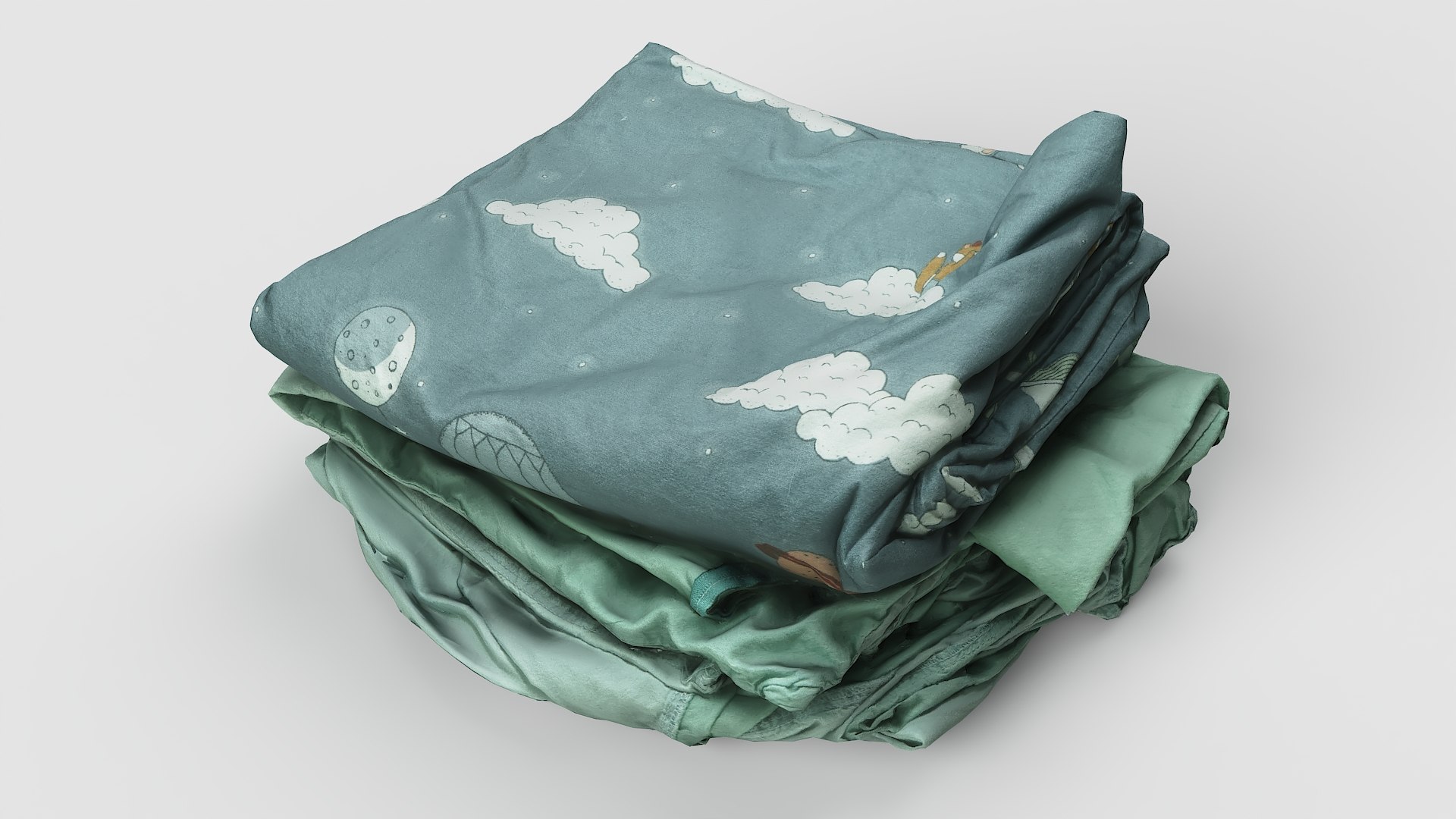 Clothes 310 Bedding Stack Pbr 3D Model - TurboSquid 2166435