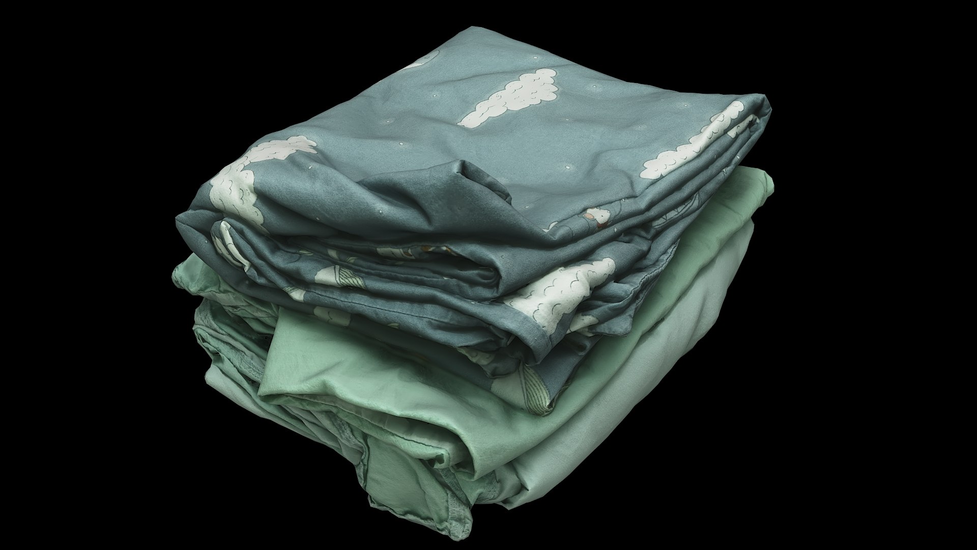 Clothes 310 Bedding Stack Pbr 3D Model - TurboSquid 2166435