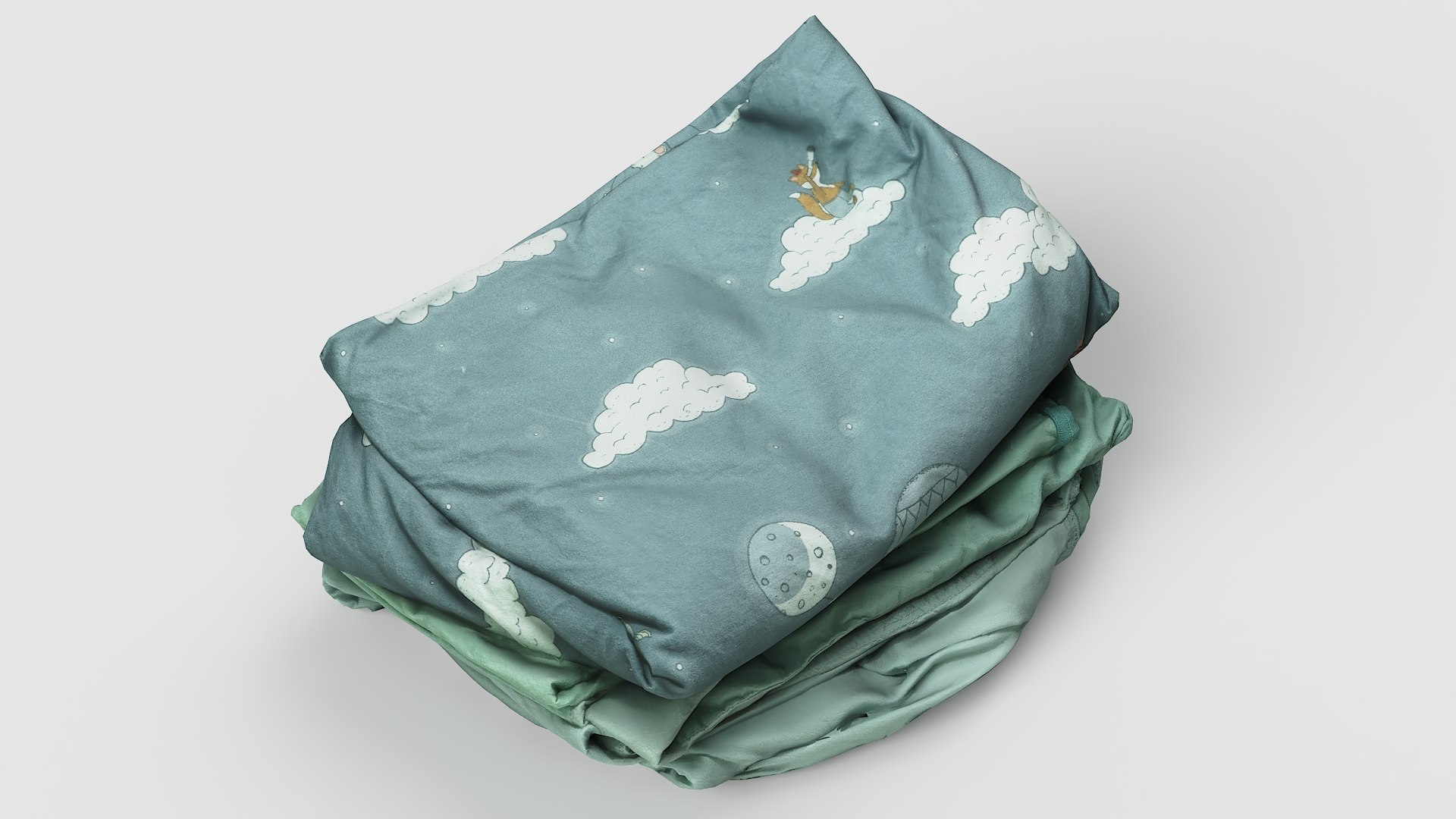 Clothes 310 Bedding Stack Pbr 3D Model - TurboSquid 2166435