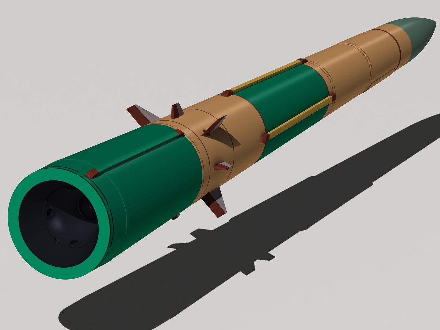 9m83 Missiles 3d Model