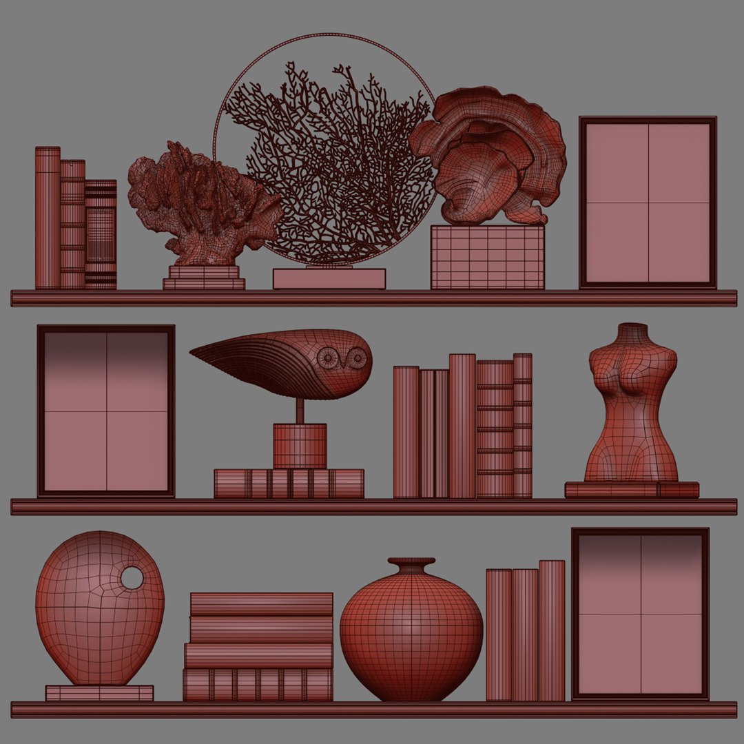 Decor Set 156 3D Model - TurboSquid 1957201
