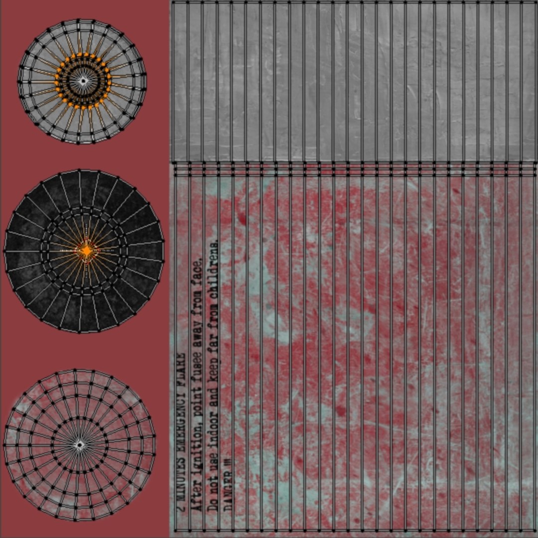 3D Flare Sticck - TurboSquid 2129818