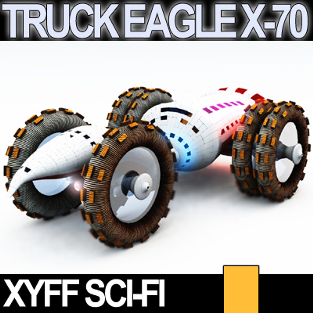 Xyff Sci-fi Truck Terran C4d