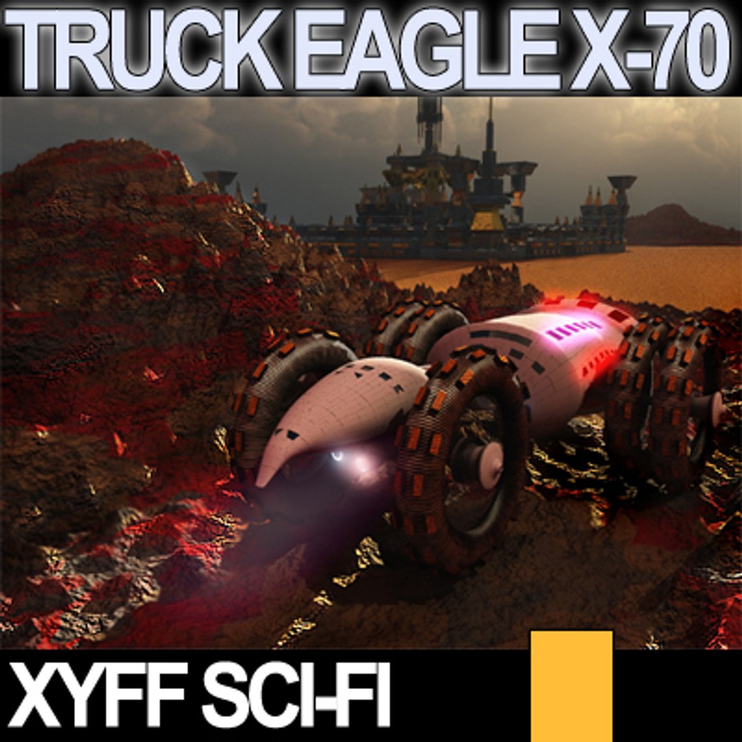 Xyff Sci-fi Truck Terran C4d