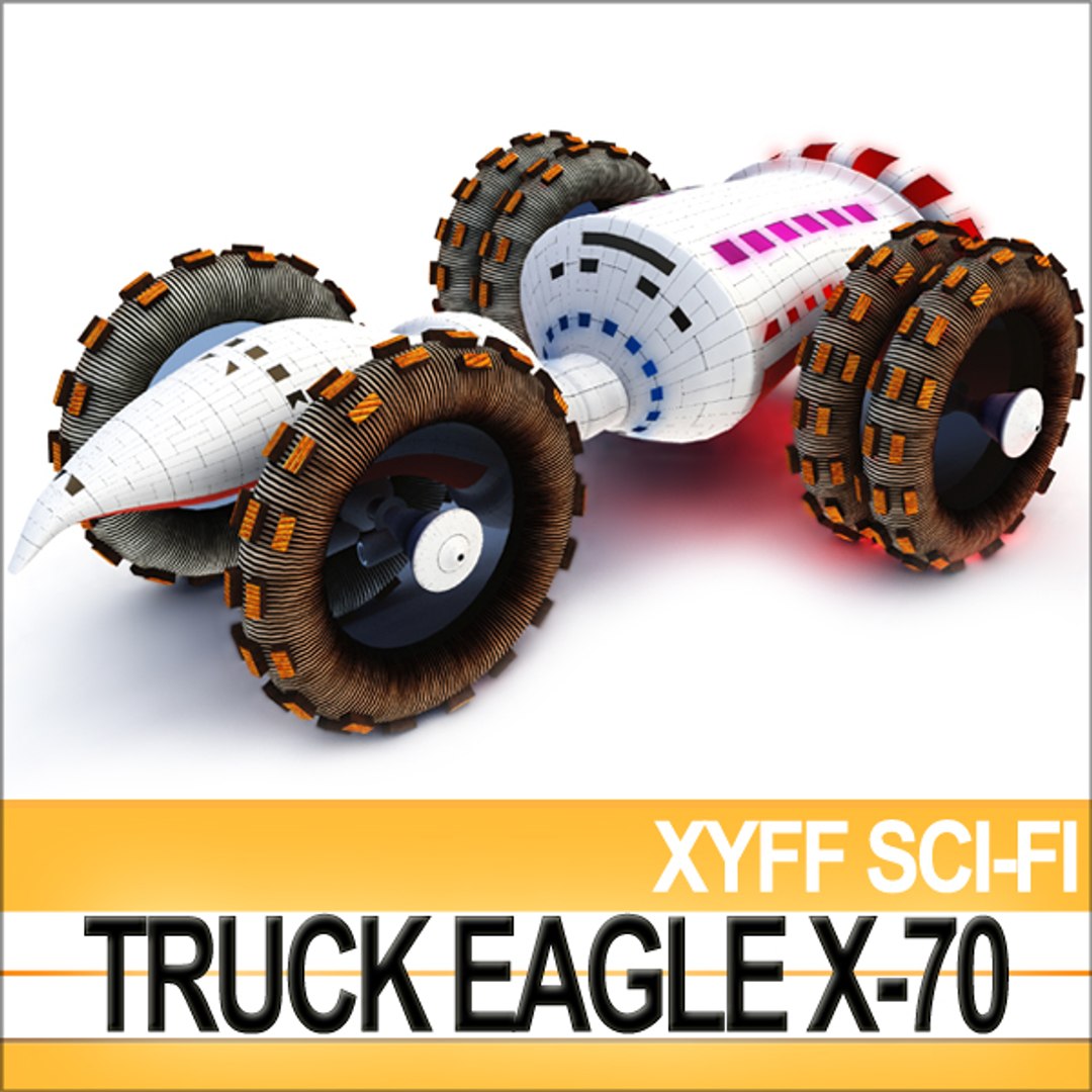 Xyff Sci-fi Truck Terran C4d