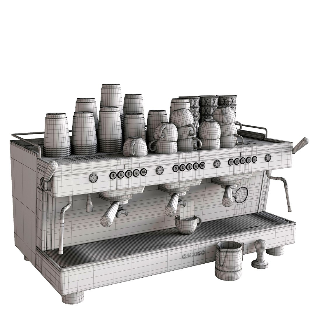 3D model Coffee Machine Ascaso - TurboSquid 2145016