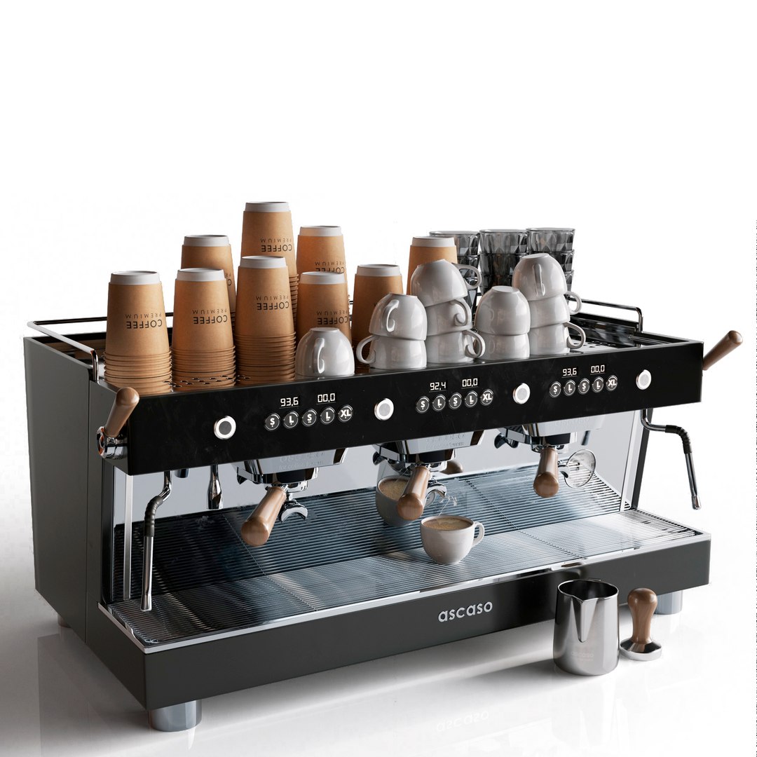3D Model Coffee Machine Ascaso - TurboSquid 2145016