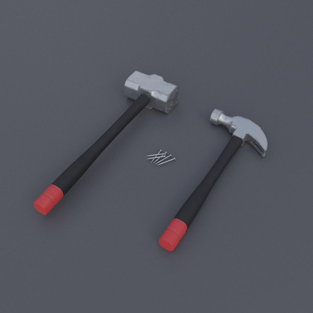 3D Hammer - TurboSquid 2285578