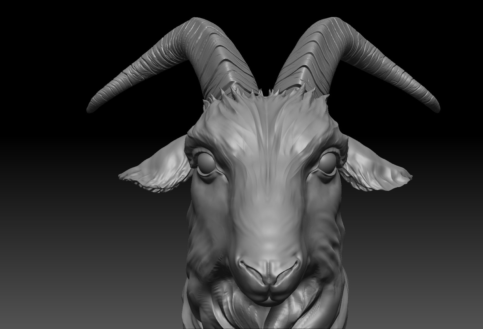 Goat Semi-stylized Sculpt Model - TurboSquid 1944107