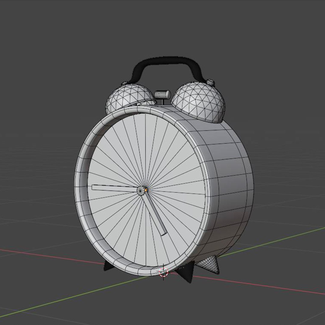 Alarm Clock Minimal 3D Model - TurboSquid 1587207