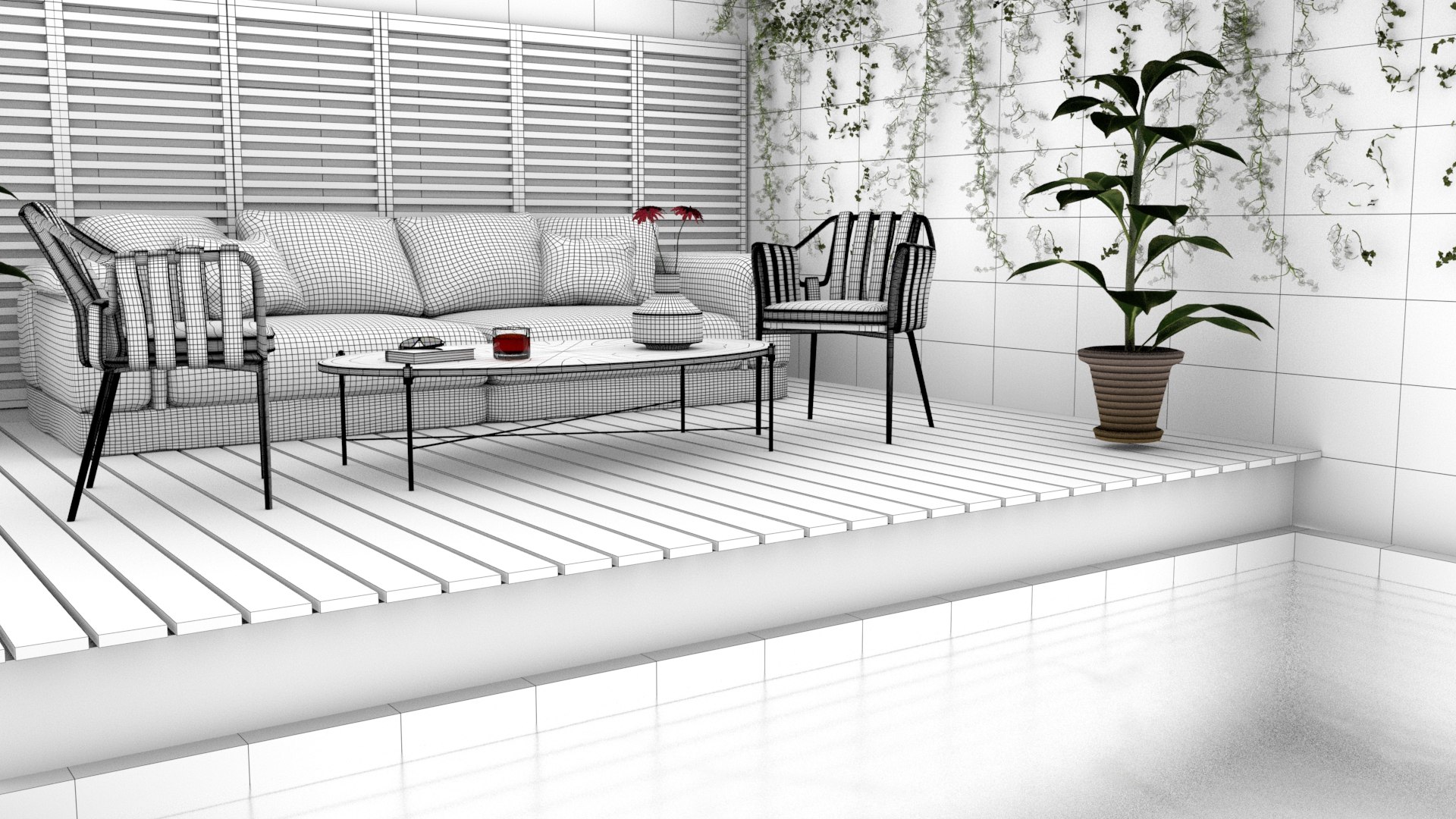 Laos Varanda Archviz 3D Model - TurboSquid 2242587