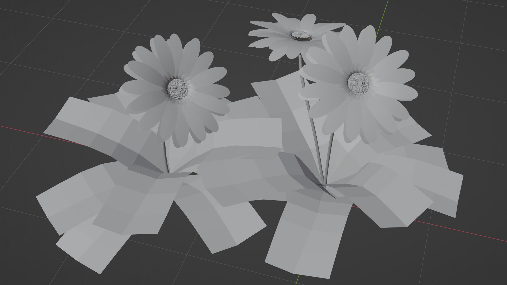 3D Gerbera Flower Model - TurboSquid 2086447