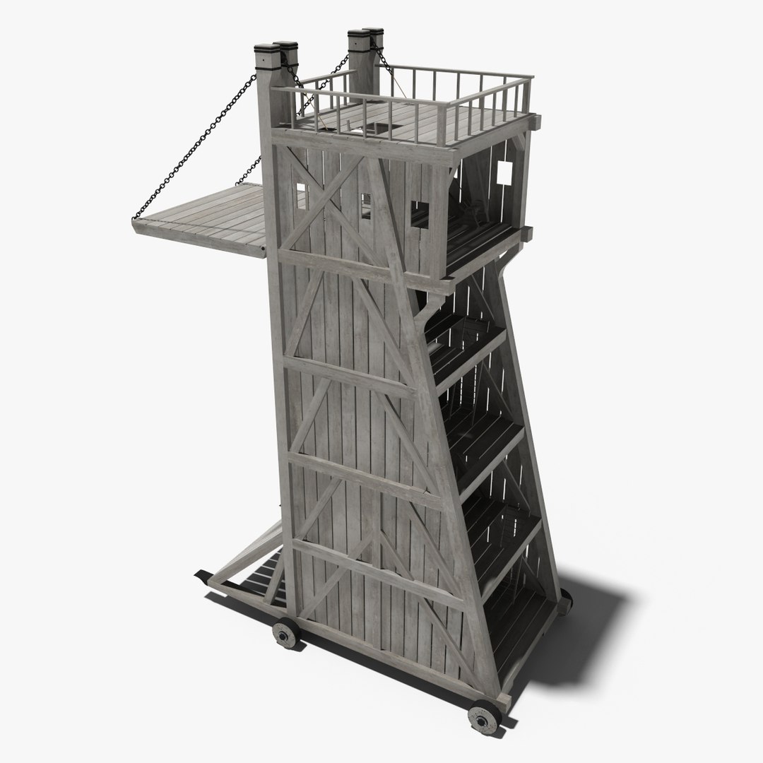 Medieval Siegetower 3d Model