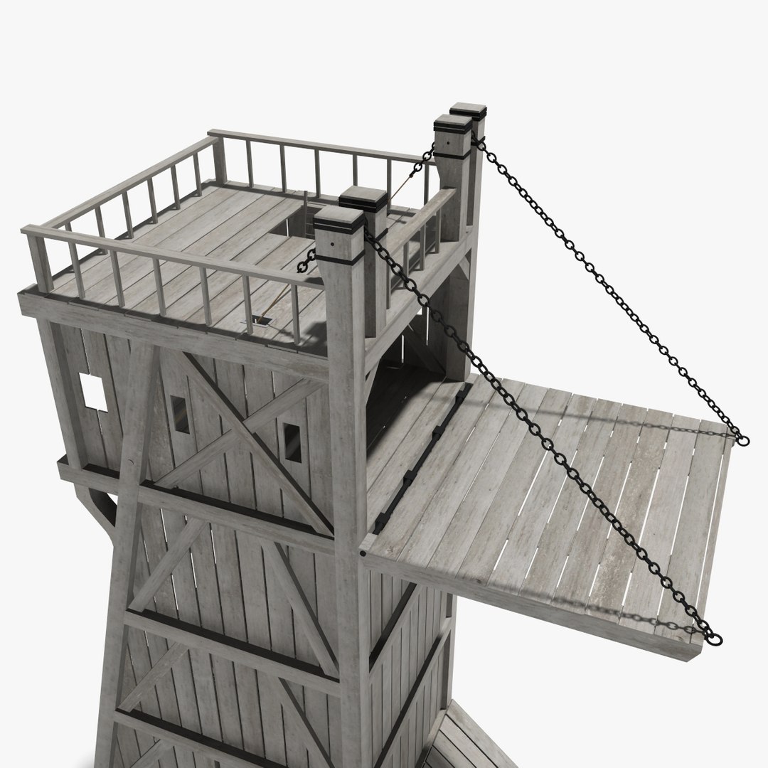 Medieval Siegetower 3d Model