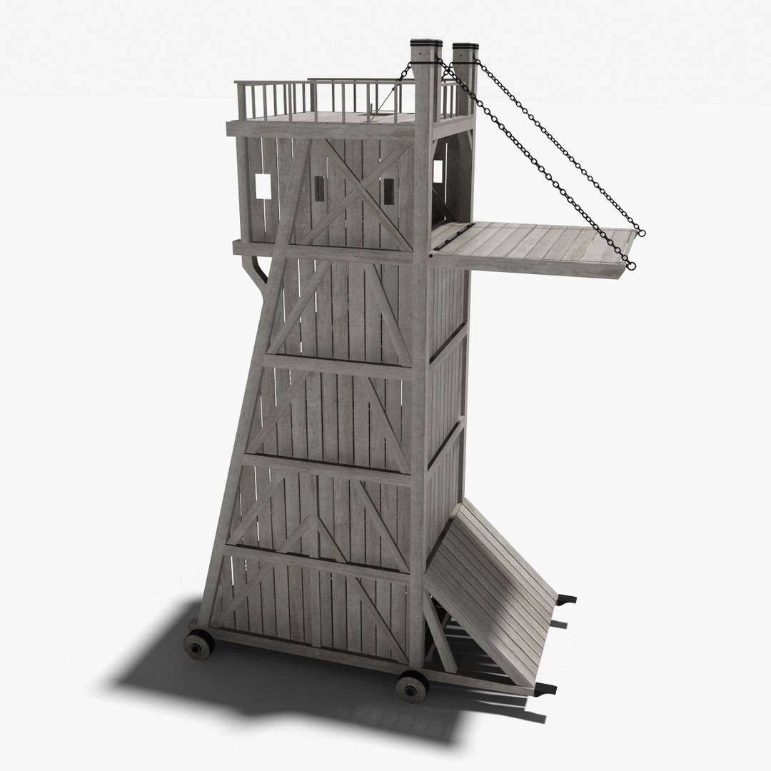 Medieval Siegetower 3d Model