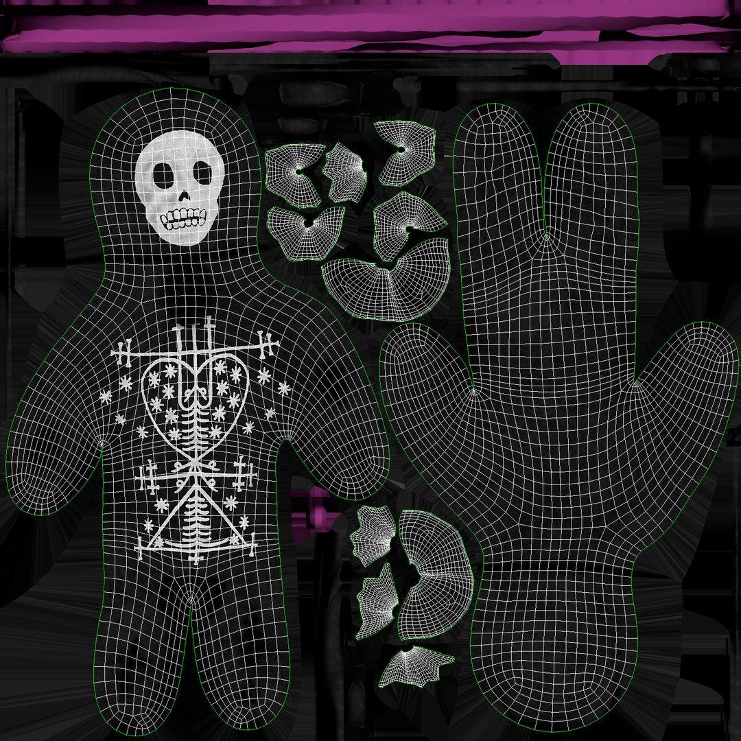 Voodoo Doll 02 Obj